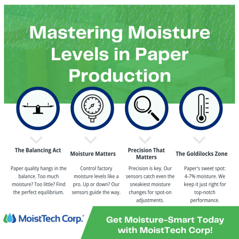 Understanding Acceptable Moisture Sensor Levels for Paper | MoistTech Corp